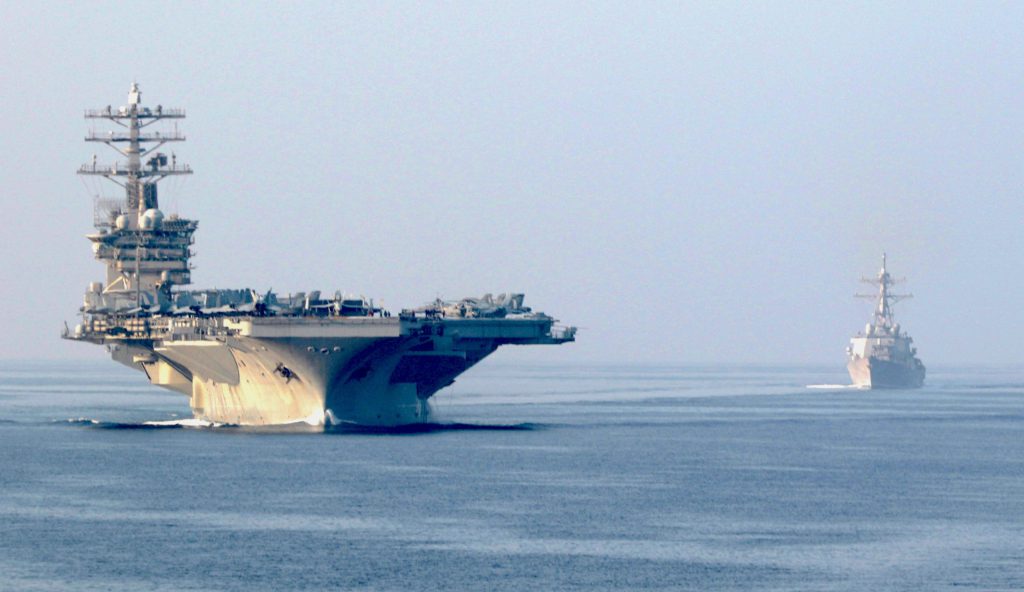 USS Nimitz and Strike Group to Remain in Middle Eastern Waters | The ...